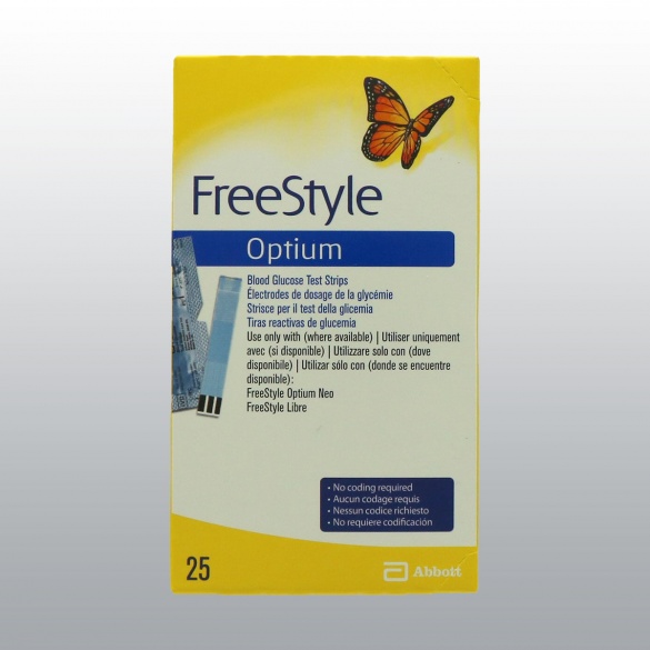 Matériel vétérinaire - BANDELETTES FREESTYLE OPTIUM NEO GLYCEMIE ...